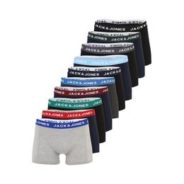 Jack & Jones JACK & JONES Boxershorts 'JACSOLID' Herren Gr&ouml;&szlig;e XXL navy / graumeliert / schwarz / schwarzmeliert