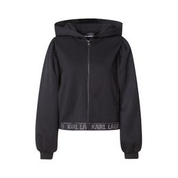 K by KARL LAGERFELD Karl Lagerfeld Zip-Up Hoodie female Black size L