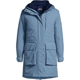 LANDS' END Wasserdichter 3-in-1-Parka Squall, Damen,  Blau, Polyester/Nylon, by Lands' End
