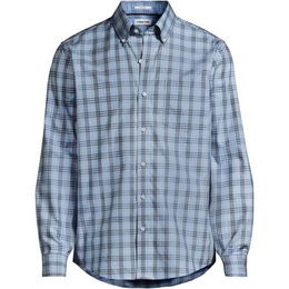 LANDS' END CLASSIC FIT. B&uuml;gelfreies Twillhemd, Herren,  Blau, Baumwolle, by Lands' End