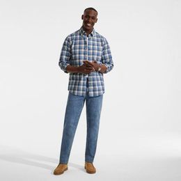 LANDS' END CLASSIC FIT. B&uuml;gelfreies Twillhemd, Herren,  Blau, Baumwolle, by Lands' End