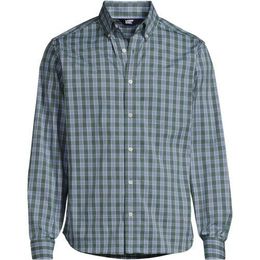 LANDS' END Ultimativ-Hemd, Tailored Fit, Herren,  Gr&uuml;n, Elasthan/Baumwoll-Mischung/Polyester-Mischung, by Lands' End