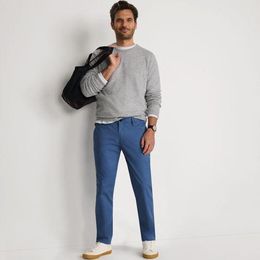 LANDS' END Ultimativ-Chino in Wunschl&auml;nge, Slim Fit, Herren,  Blau, Baumwolle/Elasthan/Polyester, by Lands' End