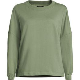 LANDS' END Leichtes Sweatshirt, Damen,  Beige, by Lands' End