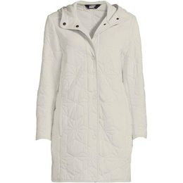 LANDS' END PrimaLoft Steppmantel, Damen,  Beige, Baumwoll-Mischung, by Lands' End