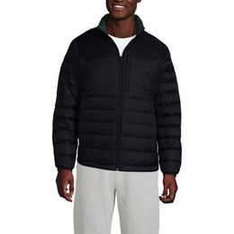 LANDS' END Wanderweight Daunen-Wendejacke, Herren,  Schwarz, Nylon, by Lands' End