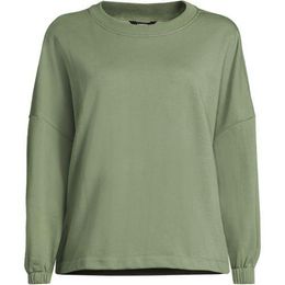 LANDS' END Leichtes Sweatshirt, Damen,  Beige, by Lands' End