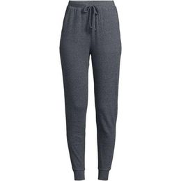 LANDS' END Kaschmirweiche Pyjama-Hose, Damen,  Grau, Elasthan/Baumwoll-Mischung/Viskose-Mischung, by Lands' End