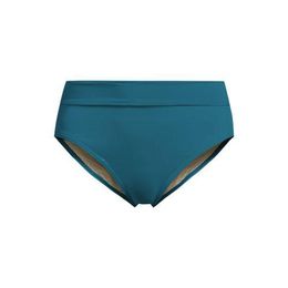 LANDS' END Bikinihose zum Umschlagen, High Waist, Damen,  Blau, Nylon-Mischung, by Lands' End