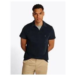 Poloshirt Tommy Hilfiger "TOWELLING REG POLO", Herren, Gr. XL, blau (desert sky), Jersey, Obermaterial: 77% Baumwolle, 23% Polyester, regular fit, Shirts