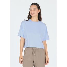 ENDURANCE ATHLECIA Funktionsshirt ATHLECIA "Reynolds", Herren, Gr. 38, blau (hellblau), 60% Baumwolle, 40% Polyester, unifarben, normal, Rundhals, Shirts Funktionsshirt, Aus atmungsaktivem Material