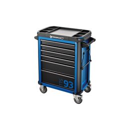 Stahlwille Werkstattwagen TTS 93/6 B 6 Schubl. 481 x 877 x 1000 mm blau, RAL 2703035; schwarz RAL 9005 (81200156)