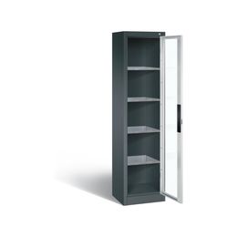 C+P Werkzeugschrank Acurado, H1950xB502xT400mm, Front Lichtgrau, Korpus Anthrazitgrau (8900-055) ; C + P M&ouml;belsysteme (8900-055|S10044)