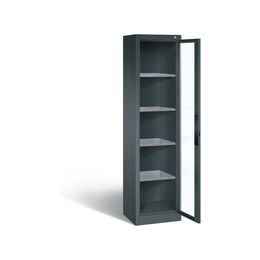 C+P Werkzeugschrank Acurado, H1950xB502xT400mm, Front Anthrazitgrau, Korpus Anthrazitgrau (8900-055) ; C + P M&ouml;belsysteme (8900-055|S10043)