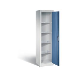 C+P Werkzeugschrank Acurado, H1950xB502xT500mm, Front Fernblau, Korpus Lichtgrau (8901-00) ; C + P M&ouml;belsysteme (8901-00|S10238)