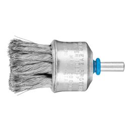 Pferd TOOLS Pinselb&uuml;rste mit Kunststoffschutz gezopft PBG &Oslash;30mm Schaft-&Oslash;6 mm Edelstahl-Draht-&Oslash;0,15 (43209007)