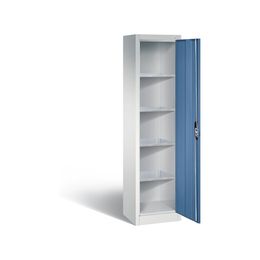 C+P Werkzeugschrank Acurado, H1950xB502xT400mm, Front Fernblau, Korpus Lichtgrau (8900-00) ; C + P M&ouml;belsysteme (8900-00|S10183)