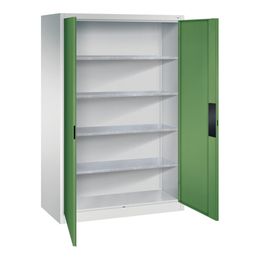 C+P Schwerlastschrank Acurado, 1950x1200x600mm, 7035/6011 ; C + P M&ouml;belsysteme (8932-052|S10409)