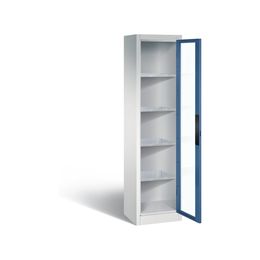 C+P Werkzeugschrank Acurado, H1950xB502xT400mm, Front Fernblau, Korpus Lichtgrau (8900-055) ; C + P M&ouml;belsysteme (8900-055|S10034)