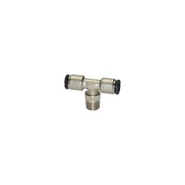 Riegler T-Steckverschraubung &raquo;click-clock&laquo;, drehbar, R 1/4 au&szlig;en &Atilde;&tilde; 6 mm (7755.014-6)