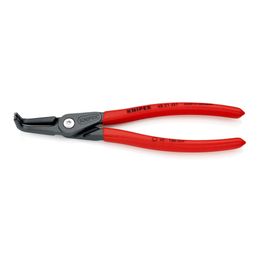 Knipex 48 21 J31 Pr&auml;zisions-Sicherungsringzange f&uuml;r Innenringe in Bohrungen mit rutschhemmendem Kunststoff &uuml;berzogen grau atramentiert 210 mm)