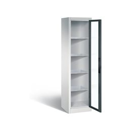 C+P Werkzeugschrank Acurado, H1950xB502xT500mm, Front Anthrazitgrau, Korpus Lichtgrau (8901-055) ; C + P M&ouml;belsysteme (8901-055|S10052)