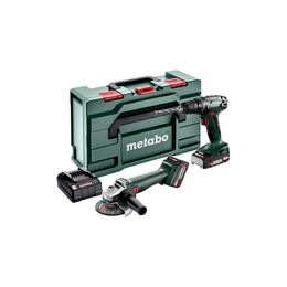 Metabo Akku Combo Set 2.4.3 18 V BS 18 + W 18 L 9-125; MetaboX 165 L (685204500)