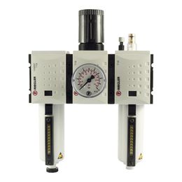 Riegler Wartungseinheit 3-tlg. &raquo;FUTURA &laquo;, MBeh., BG2, G1/2, 0,5-10 bar, HA (FU 624-M-10)