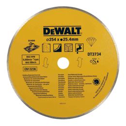 Dewalt DT3734-XJ Diamanttrennscheibe Eco4 250 mm f&uuml;r Trockenschnitt von Fliesen oder Keramik)