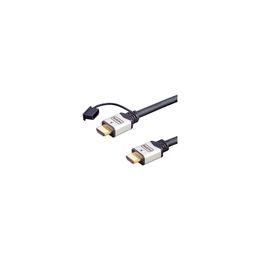 E+P Elektrik HDMI High-Speed-Kabel Ethernet,5m,si/sw HDMI401/5 ; e + p Elektrik (000212518600)
