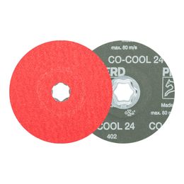 Pferd TOOLS COMBICLICK Keramikkorn Fiberscheibe &Oslash; 125 mm CO-COOL24 f&uuml;r Edelstahl (64193102)