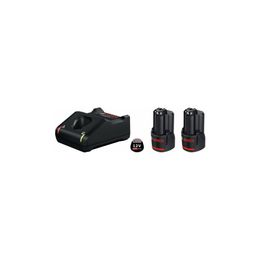 Bosch Akku Starter-Set: 2 x GBA 12 Volt 3,0 Ah und GAL 12V-40 (1600A019RD)
