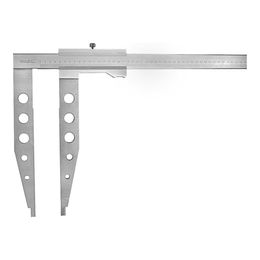 HOLEX Messschieber mit extra langen Messschn&auml;beln Messbereich 500mm aus Edelstahl geh&auml;rtet mit Nonius-Skala und Feststellschraube, 415188 500)