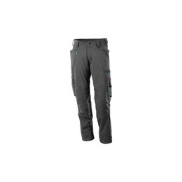 Mascot Hose mit Knietaschen, Stretchstoff Hose Gr&ouml;&szlig;e 76C58, dunkelanthrazit (17179-311-18-76C58)