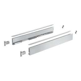 Hettich Zarge AvanTech YOU Set, H&ouml;he 77 mm, NL 550 mm, silber, links und rechts (9255243)