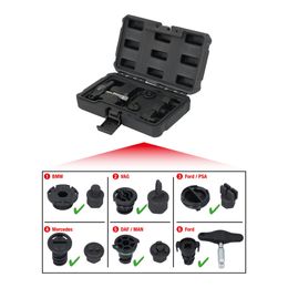 KS Tools &Ouml;ldienst-Spezialprofil-Satz 3/8 Zoll f&uuml;r Kunststoff-&Ouml;lablassschrauben, 6-tlg. (150.1030)