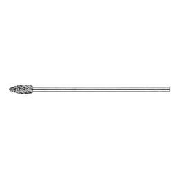 Pferd TOOLS Hartmetall Hochleistungsfr&auml;sstift STEEL Flamme B &Oslash; 10x25 mm Schaft-&Oslash; 6x150mm f&uuml;r Stahl (21103227)