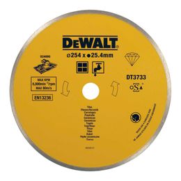 Dewalt DT3733-XJ Diamanttrennscheibe Eco4 250 mm f&uuml;r Nassschnitt von Fliesen oder Keramik)