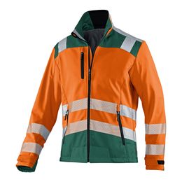 K&Uuml;BLER WORKWEAR K&uuml;bler PSA Reflectiq Jacke 1507 warnorange/moosgr&uuml;n L ; K&uuml;bler Workwear (15078427-3765-L)