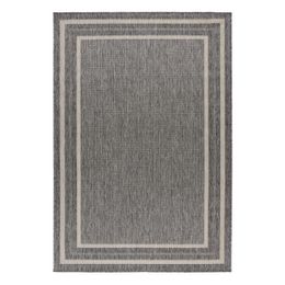 Teppich Kayoom, B:120cm H:5mm L:170cmsilber, Polypropylen, Wohnzimmer, Teppiche, "Nibru 325", Kurzflor