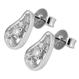 Adelia&acute;s Paar Ohrh&auml;nger ADELIA&acute;S "Damen Ohrringe &ndash; Ohrstecker aus 925 Silber mit Zirkonia", Damen, Gr. Damen, Silber 925 (Sterlingsilber), silber, Ohrringe, Ein stilvolles Geschenk f&uuml;r besondere Momente