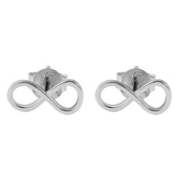 Adelia&acute;s Paar Ohrh&auml;nger ADELIA&acute;S "Damen Ohrringe &ndash; Ohrstecker Unendlichkeitszeichen aus 925 Silber", Damen, Gr. Damen, Silber 925 (Sterlingsilber), silber, Ohrringe, Zum Verschenken &ndash; ideal zum einfach so
