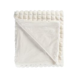 Tagesdecke Kayoom "Decke Spa Essence 125", elfenbein, B:150cm L:200cm, Polyester, Tagesdecken