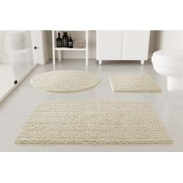 Badematte OTTO HOME "Torrni", creme beige, H:22mm, Polyester, Badematten, Badematte, Badteppich, getuftet, modern, Uni, antirutsch, flauschig, hochflor