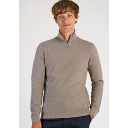 LINDBERGH Herren Troyer "LINDBERGH Troyer"dk sand, Gr. XL, Obermaterial: 60% Baumwolle, 40% Polyester, Pullover