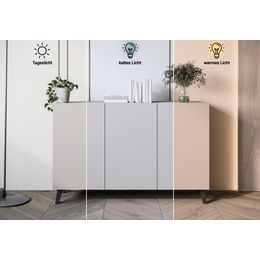 Sideboard Home Affaire, B:120cm H:39cm T:39cmkashmir, ABS-Kunststoff, FSC-zertifizierter Holzwerkstoff, Kunststoff, Spanplatte, Wohnzimmer,