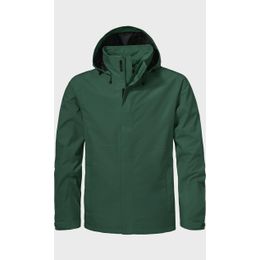 Sch&ouml;ffel SCH&Ouml;FFEL Herren Outdoorjacke "Jacket Gmund M"6995, gr&uuml;n, Gr. 48, Oberstoff: Aussenseite: 100% Polyester; (Membran: Polyurethan); Futter Rumpf oben: