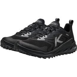 Outdoorschuh Keen "ZIONIC NXT WP", Herren, Gr. 42, schwarz (triple schwarz), Synthetik, Schuhe Outdoorschuh, wasserdicht