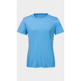 Sch&ouml;ffel Funktionsshirt SCH&Ouml;FFEL "CIRC T Shirt Tauron L", Damen, Gr. 34, blau (8105, blau), Oberstoff: 100% Polyester, Rundhals, Shirts Funktionsshirt
