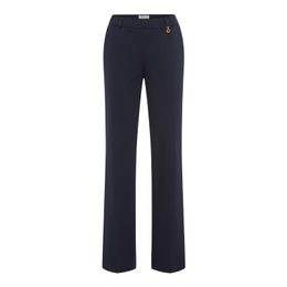 Chinohose RAPHAELA BY Brax "Style DamenpulloverTH FLARED", Damen, Gr. 36, Normalgr&ouml;&szlig;en, navy, 53% Baumwolle, 38% Polyamid, 9% Elasthan, Hosen Chinohose
